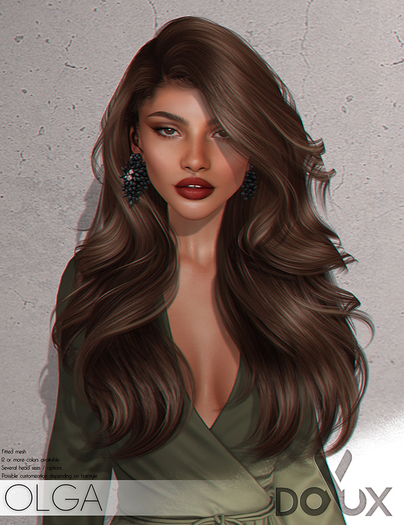 Second Life Marketplace Doux Olga Hairstyle Demo